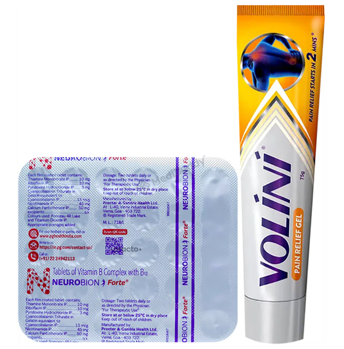 Buy Volini Pain Relief Gel for Muscle, Joint & Knee Pain Online ...