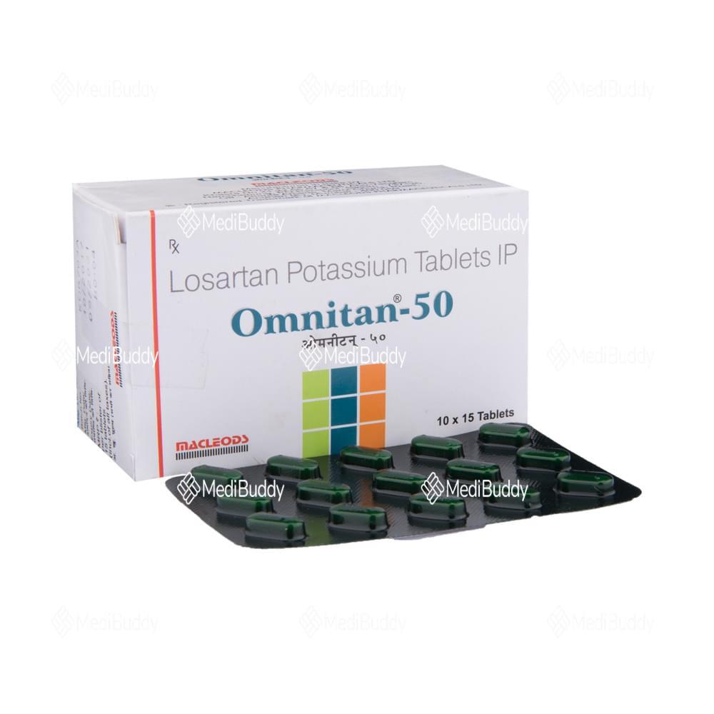 Omnitan 50 Tablet: Price, Uses, Side Effects & How to Use - MediBuddy