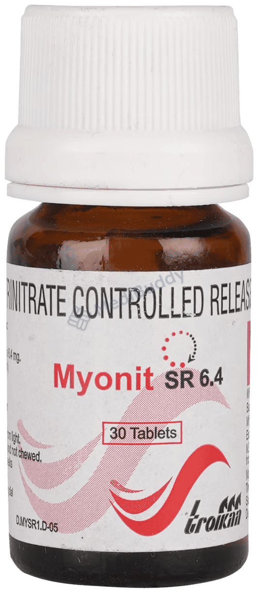 Myonit SR 6.4 Tablet: Price, Uses, Side Effects & How to Use - MediBuddy